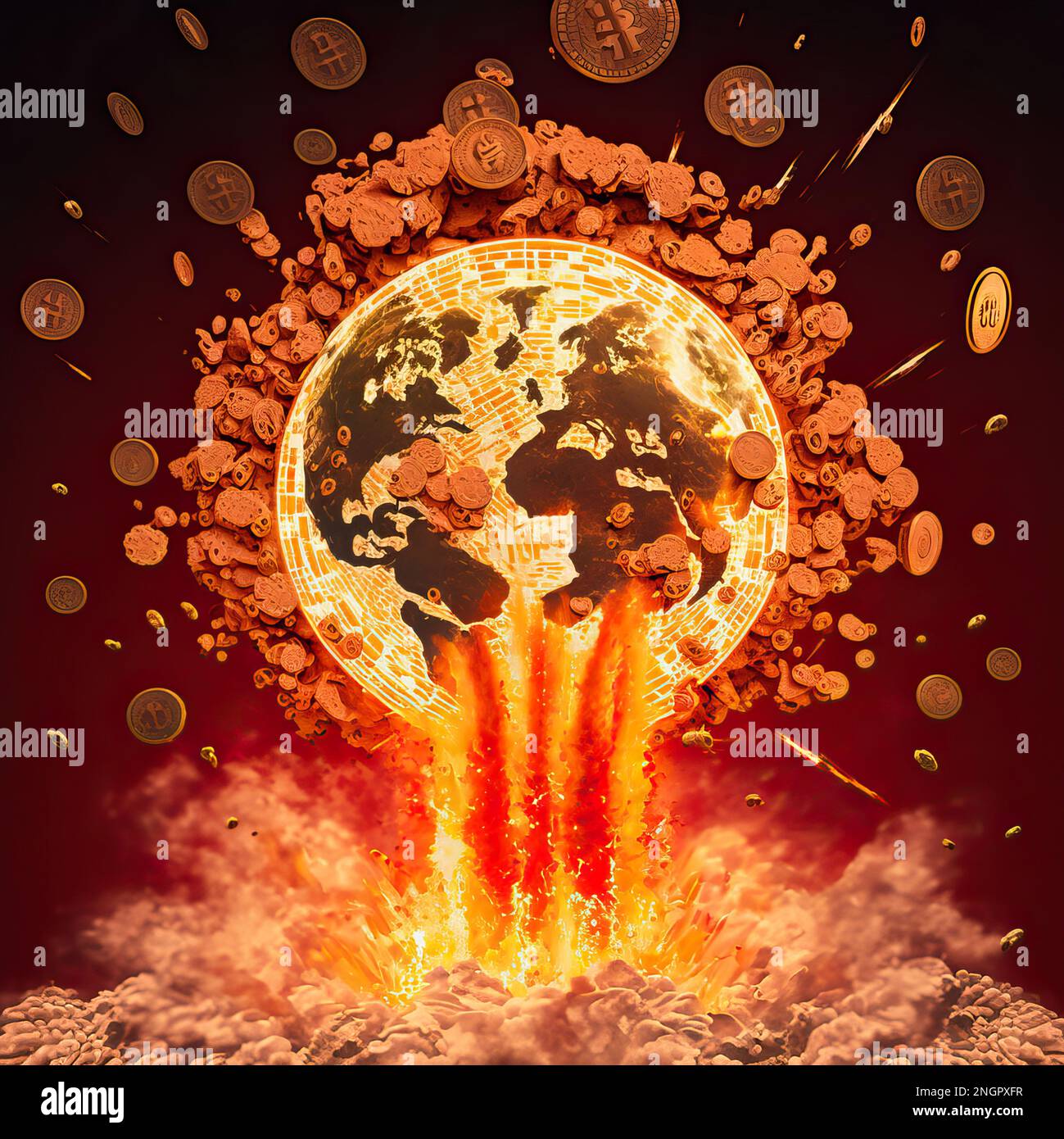 Death of bitcoin hi-res stock photography and images - Alamy