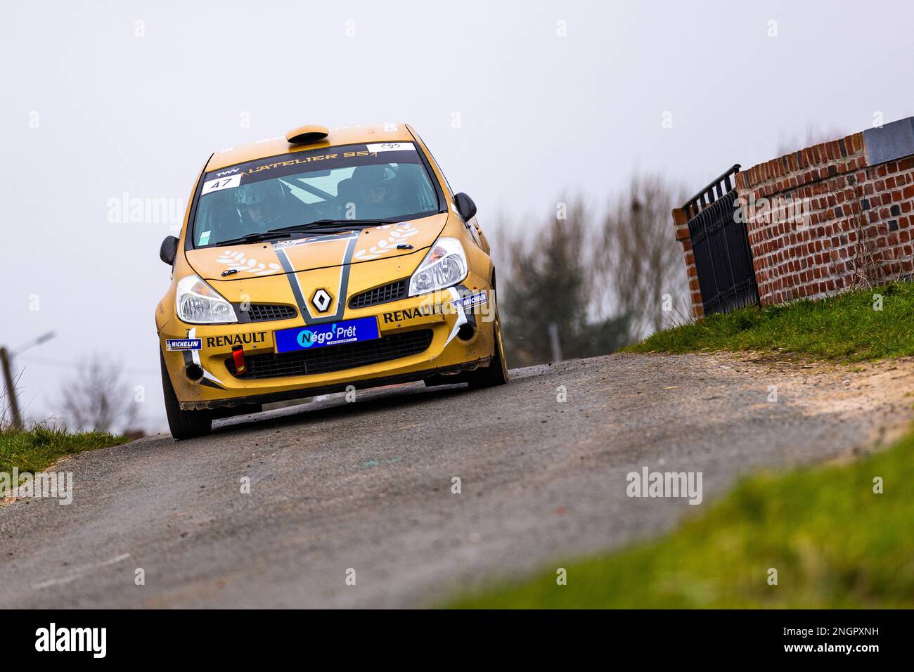 47 DELRUE Aurelie, GOZET Aurelien, Renault Clio R3, action during the Finale de la Coupe de ...