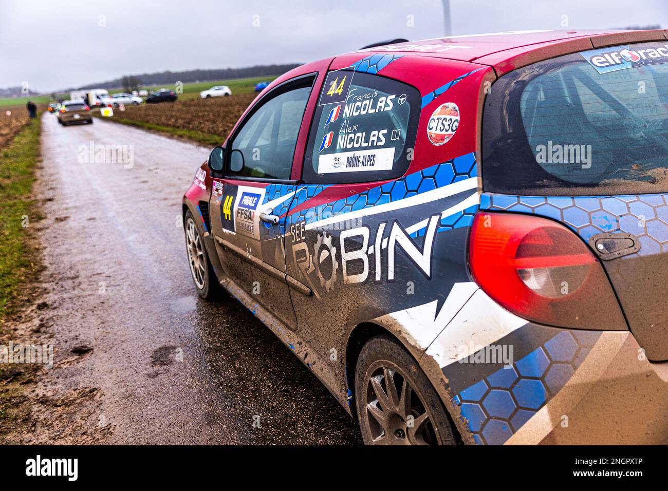 44 NICOLAS Francis, NICOLAS Alexandre, Renault Clio R3, ambiance during ...