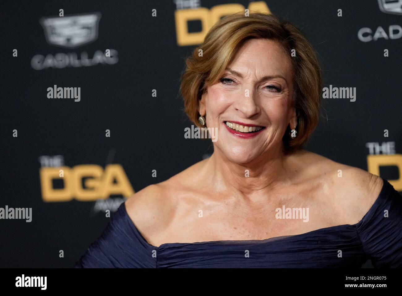 DGA President Lesli Linka Glatter, arrives at the 75th annual Directors ...