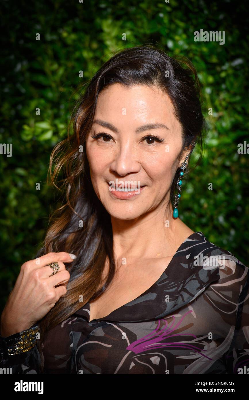 Michelle yeoh arriving uk hi-res stock photography and images - Alamy