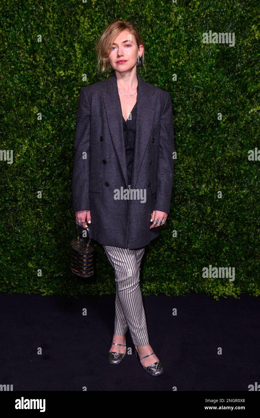 London, UK. 18 February 2023. Imogen Poots attending the Charles Finch ...