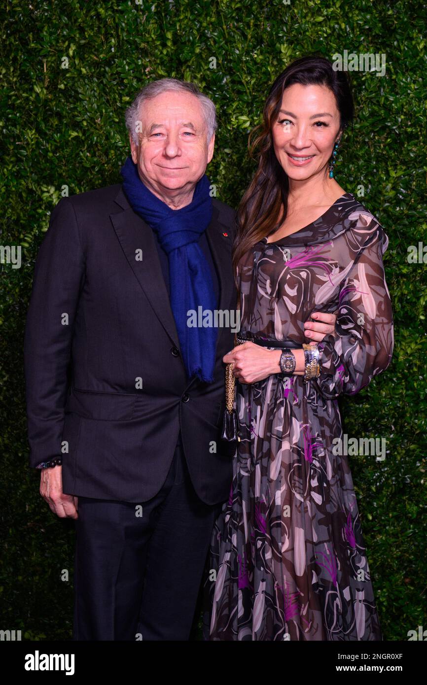 London, UK. 18 February 2023. Jean Todt and Michelle Yeoh attending the ...