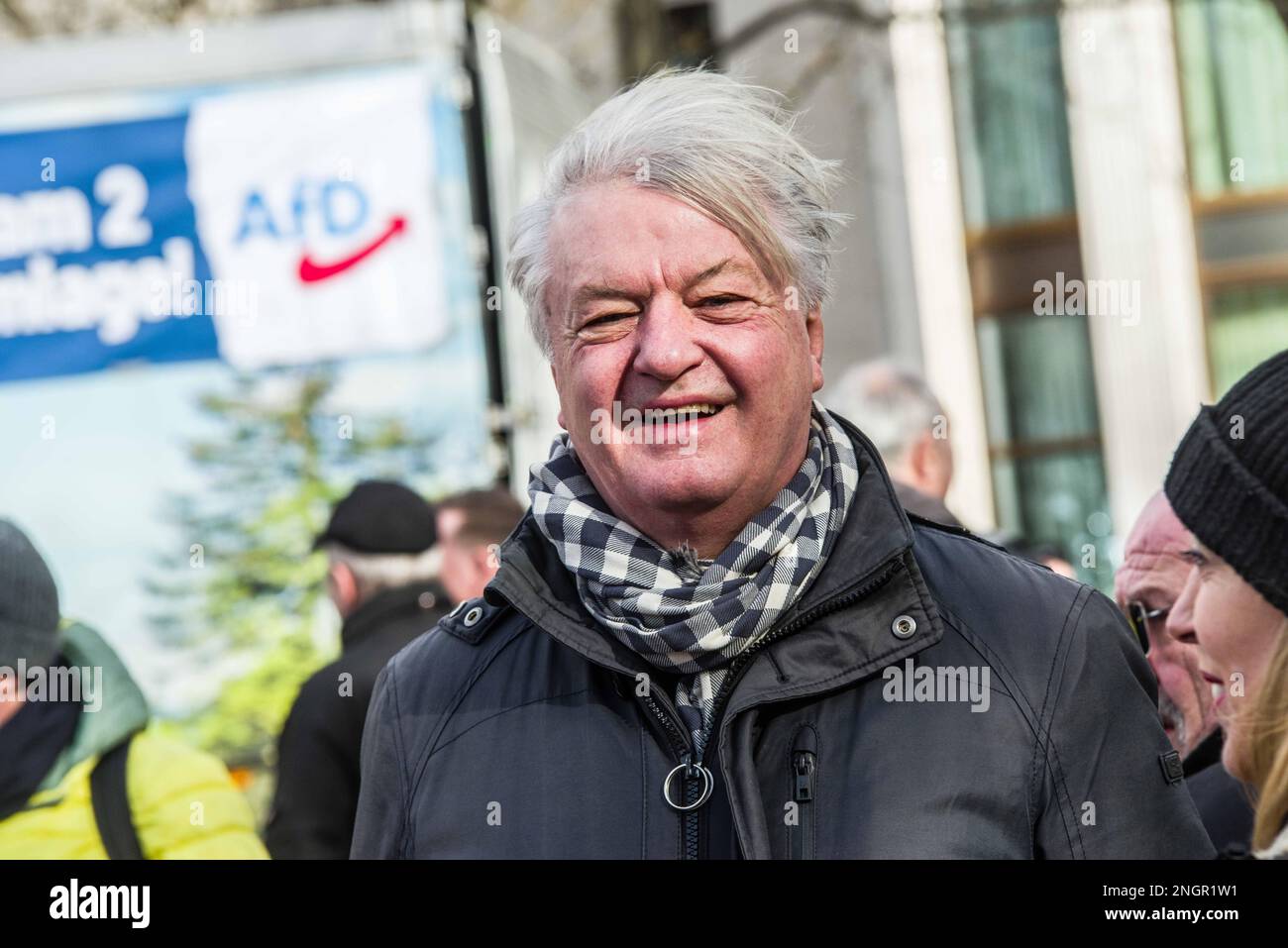 Munich, Bavaria, Germany. 18th Feb, 2023. JUERGEN ELSAESSER of Compact ...
