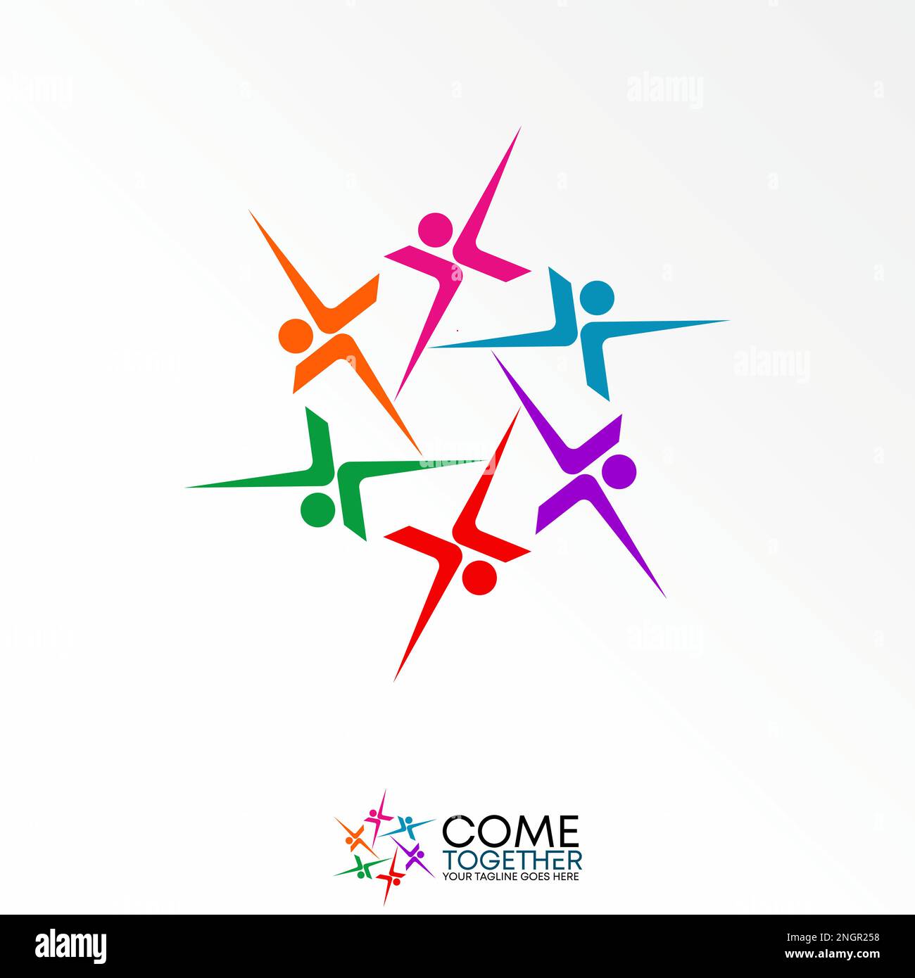 X human logo hi-res stock photography and images - Alamy