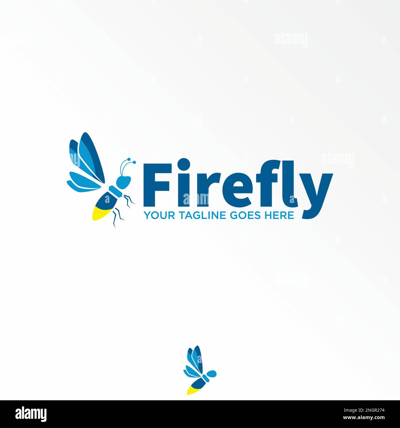 Simple and unique front side bee illustration in flying image graphic ...