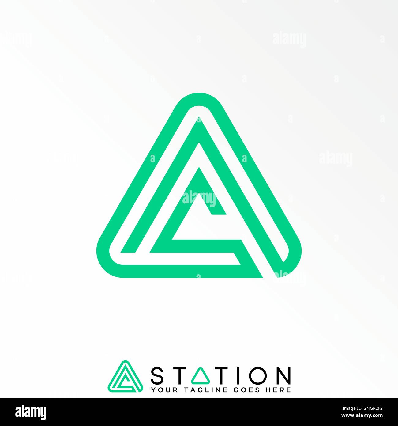 S logo triangle hi-res stock photography and images - Alamy