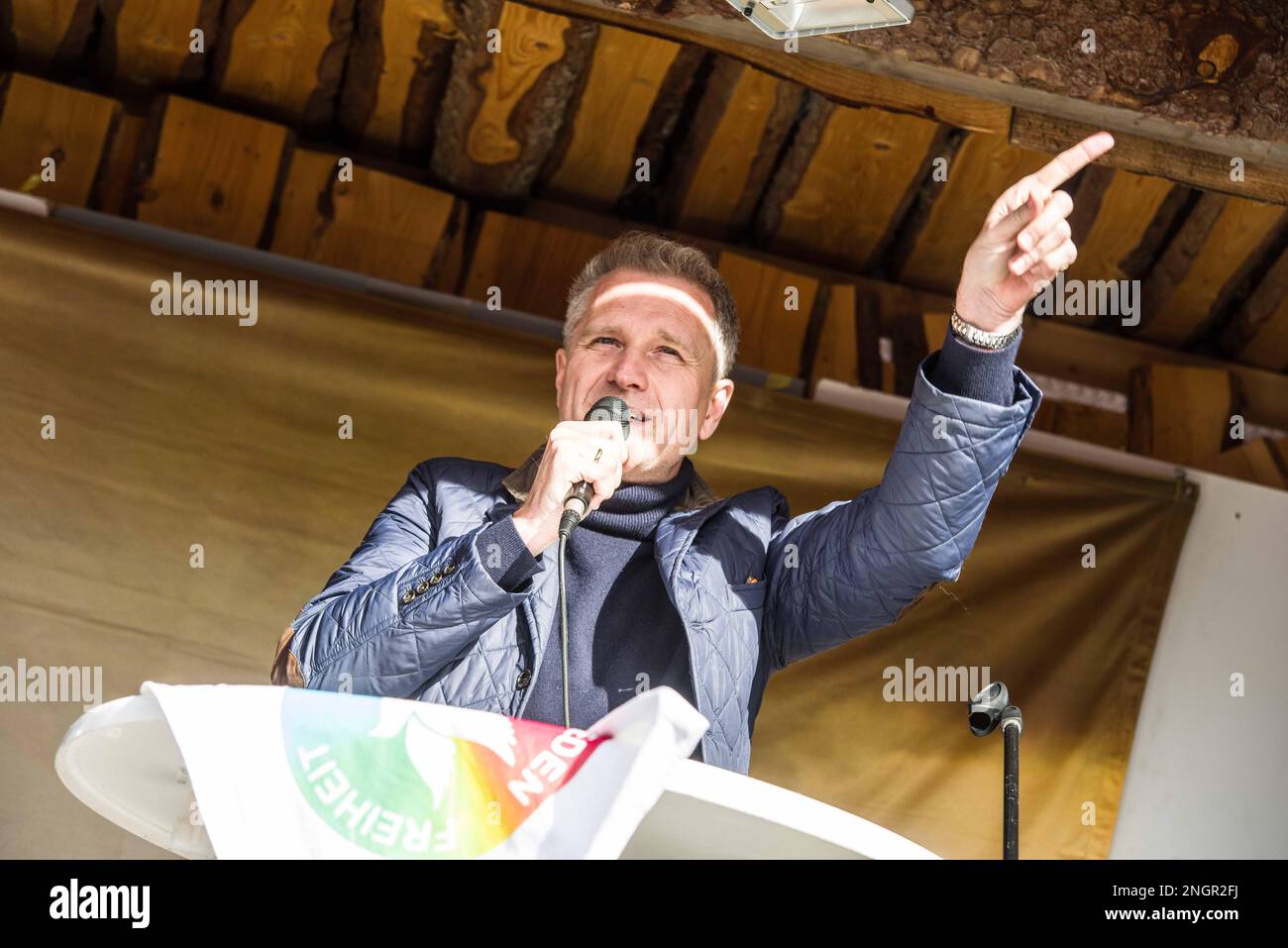 Munich, Bavaria, Germany. 18th Feb, 2023. PETR BYSTRON of the AfD. In ...