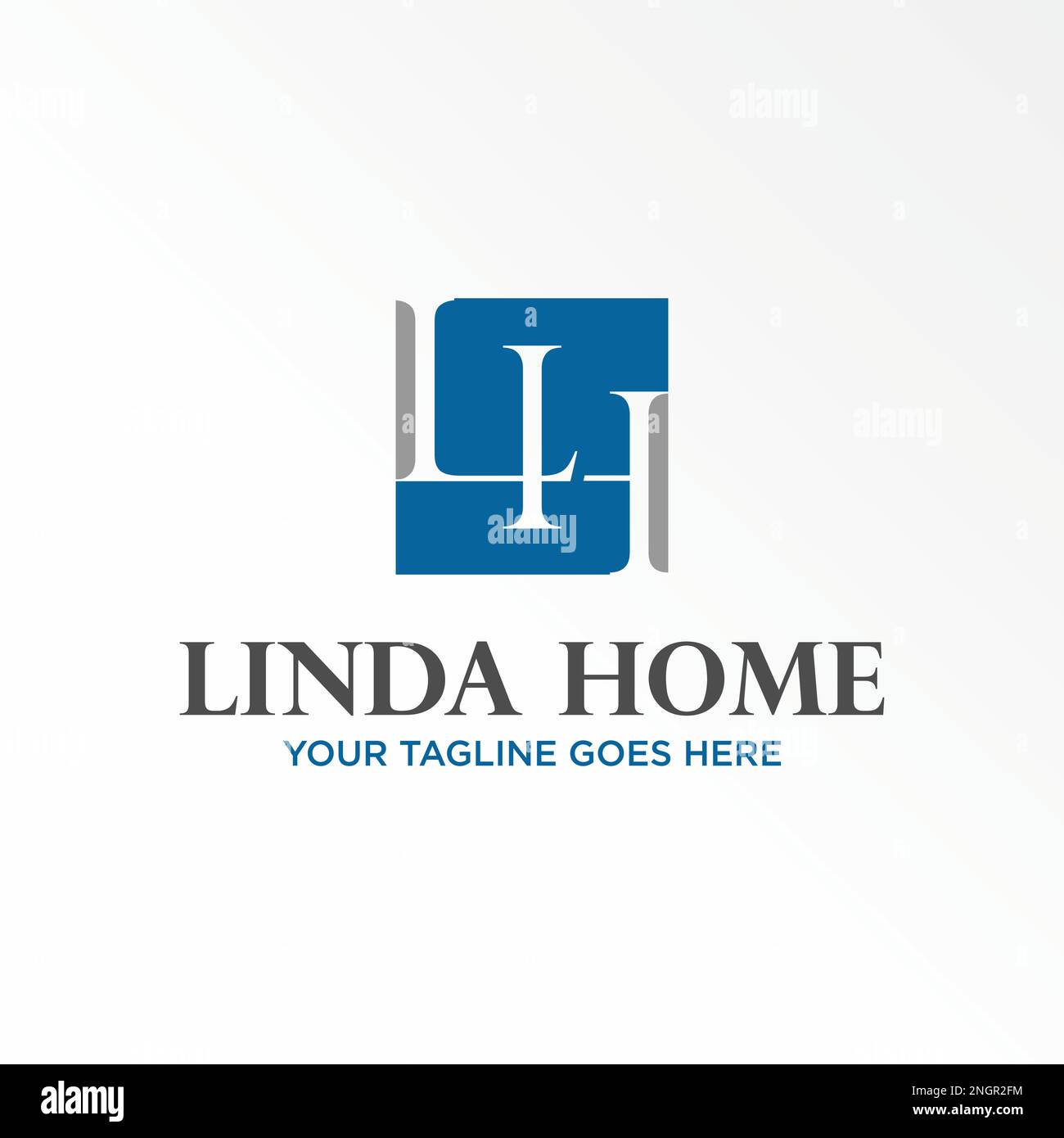 Letter lh logo hi-res stock photography and images - Alamy