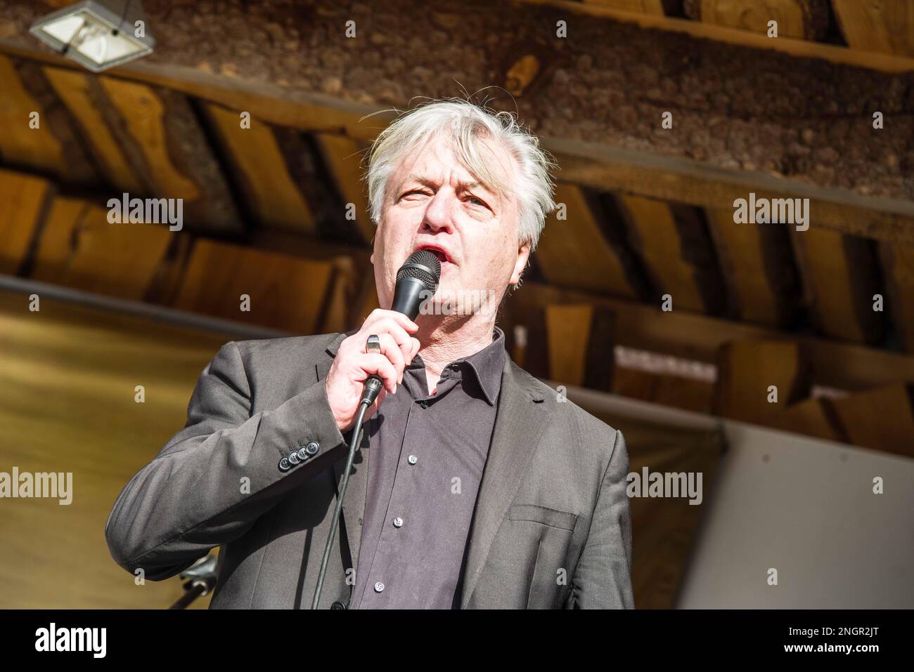 Munich, Bavaria, Germany. 18th Feb, 2023. JUERGEN ELSAESSER of Compact ...