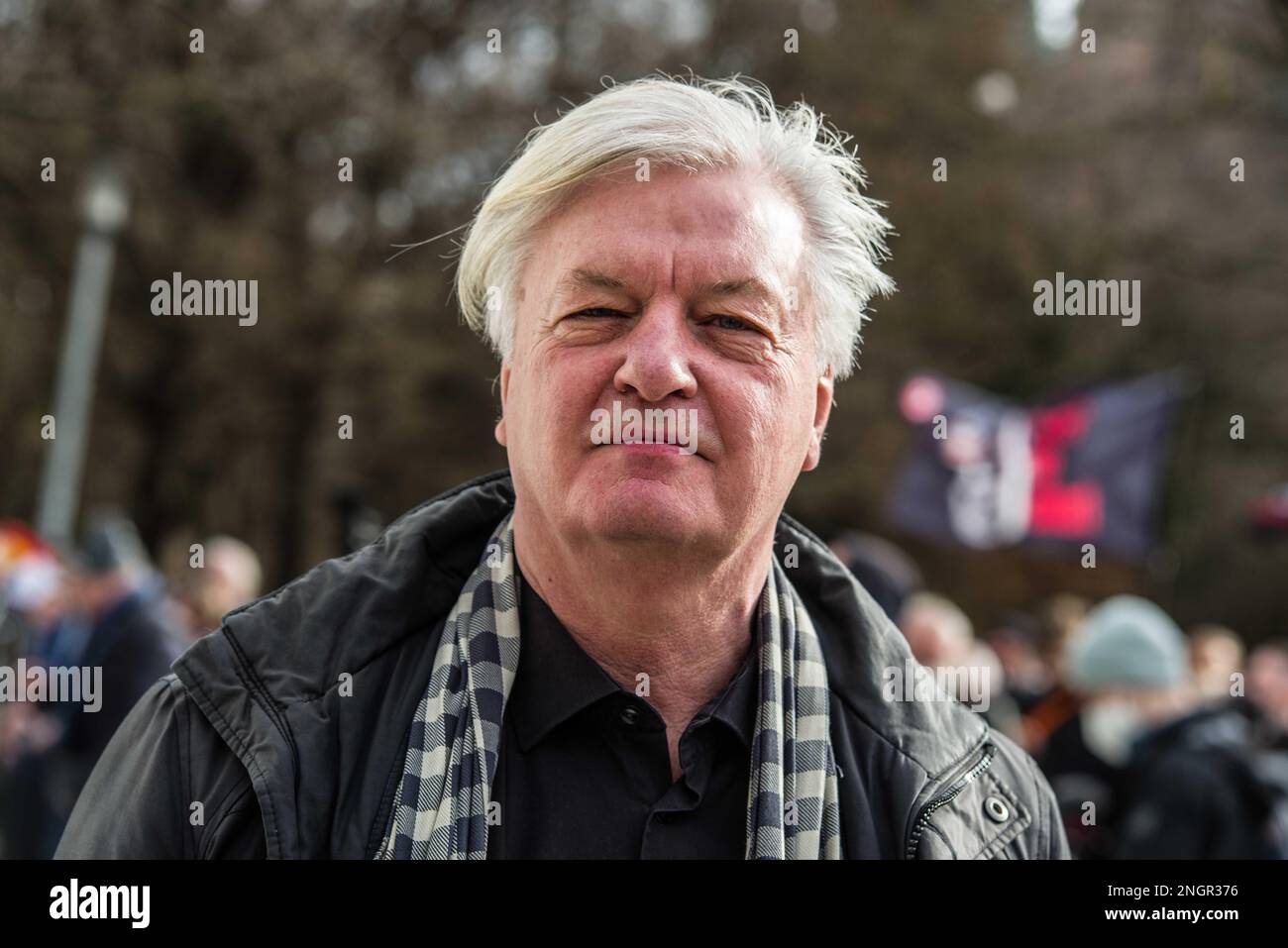 Munich, Bavaria, Germany. 18th Feb, 2023. JUERGEN ELSAESSER of Compact ...