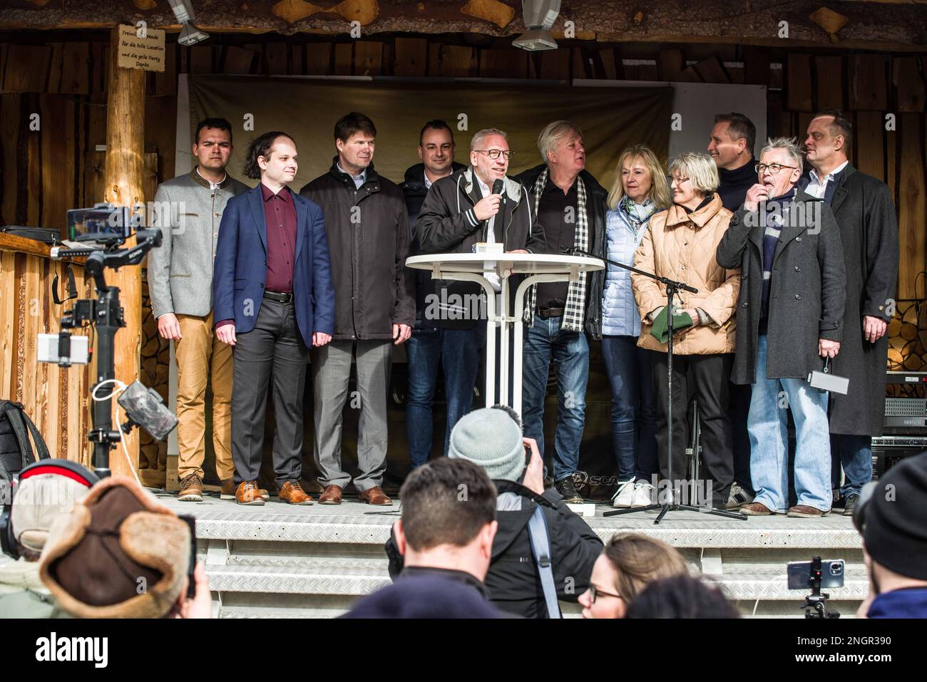 Munich, Bavaria, Germany. 18th Feb, 2023. In collaboration with JÃ¼rgen ...