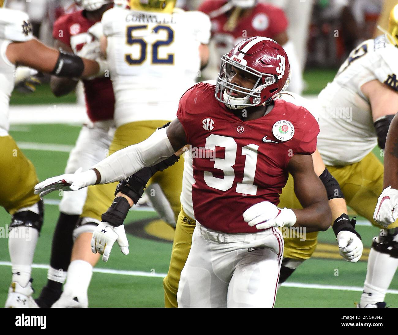 (FILE PHOTOS).former Alabama Crimson Tide linebacker (31) Will Anderson ...