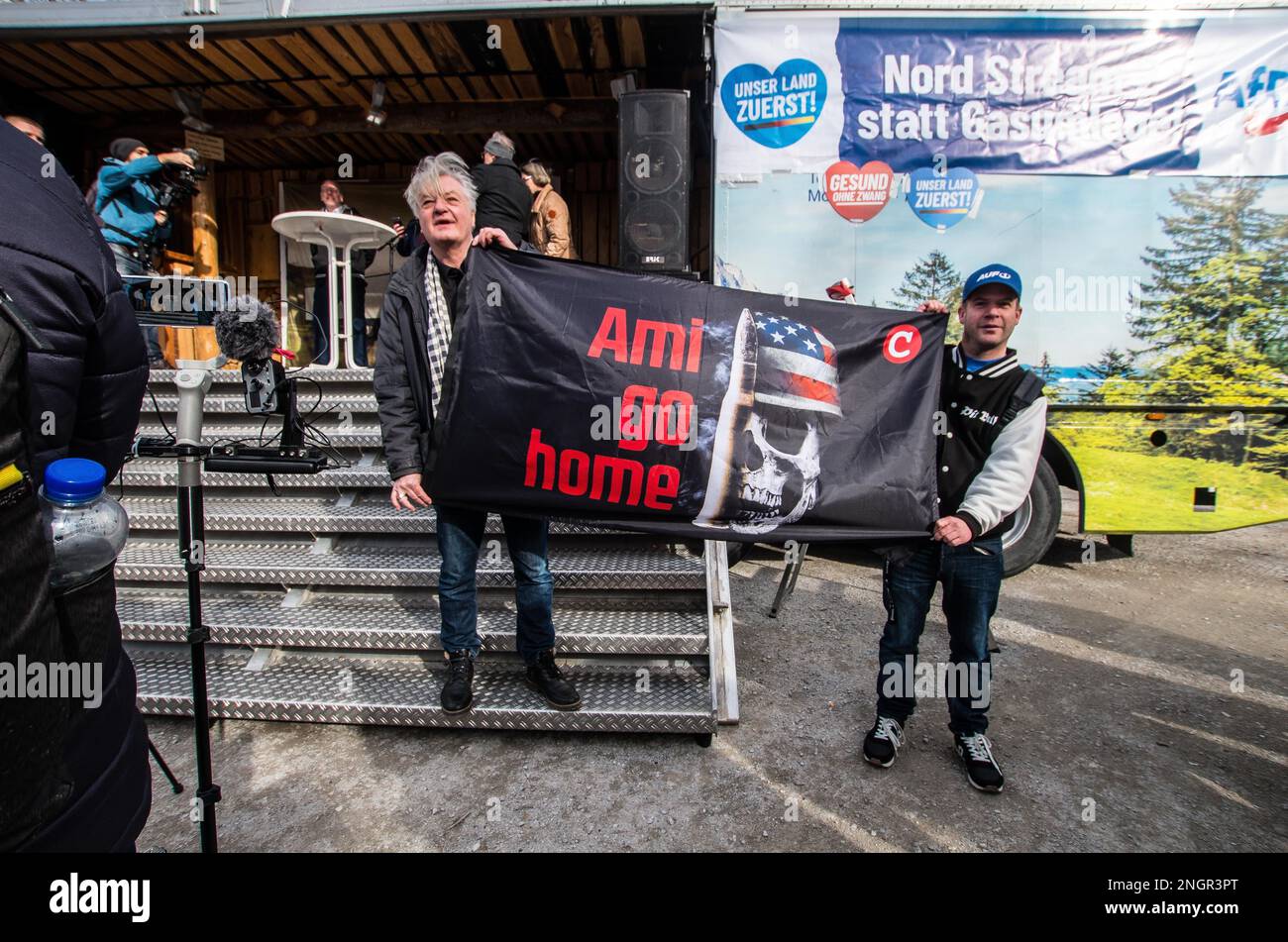 Munich, Bavaria, Germany. 18th Feb, 2023. JUERGEN ELSAESSER of Compact ...