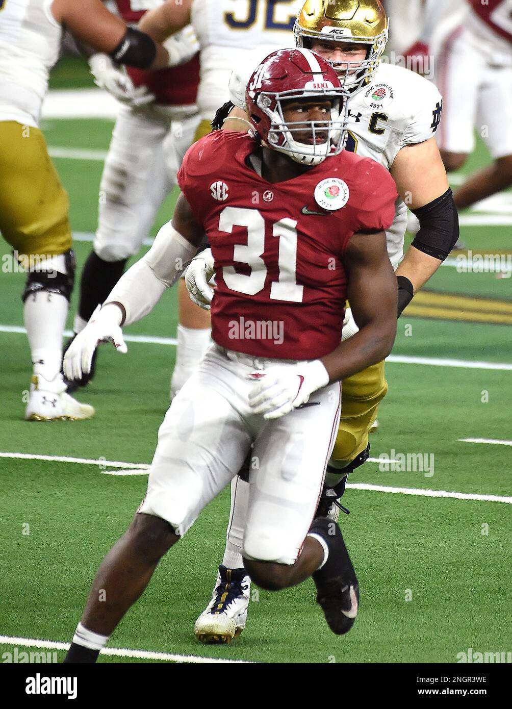 (FILE PHOTOS).former Alabama Crimson Tide linebacker (31) Will Anderson ...