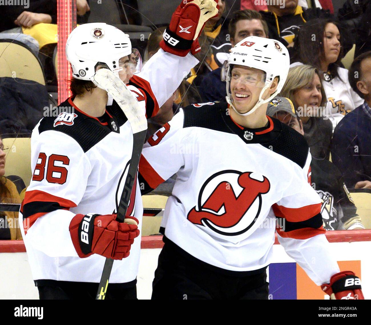 Jack hughes nhl 2023 hi-res stock photography and images - Alamy