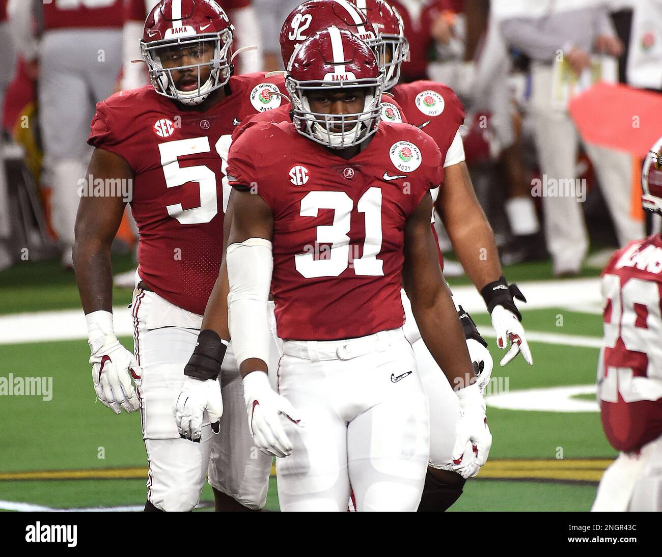 (FILE PHOTOS).former Alabama Crimson Tide linebacker (31) Will Anderson ...