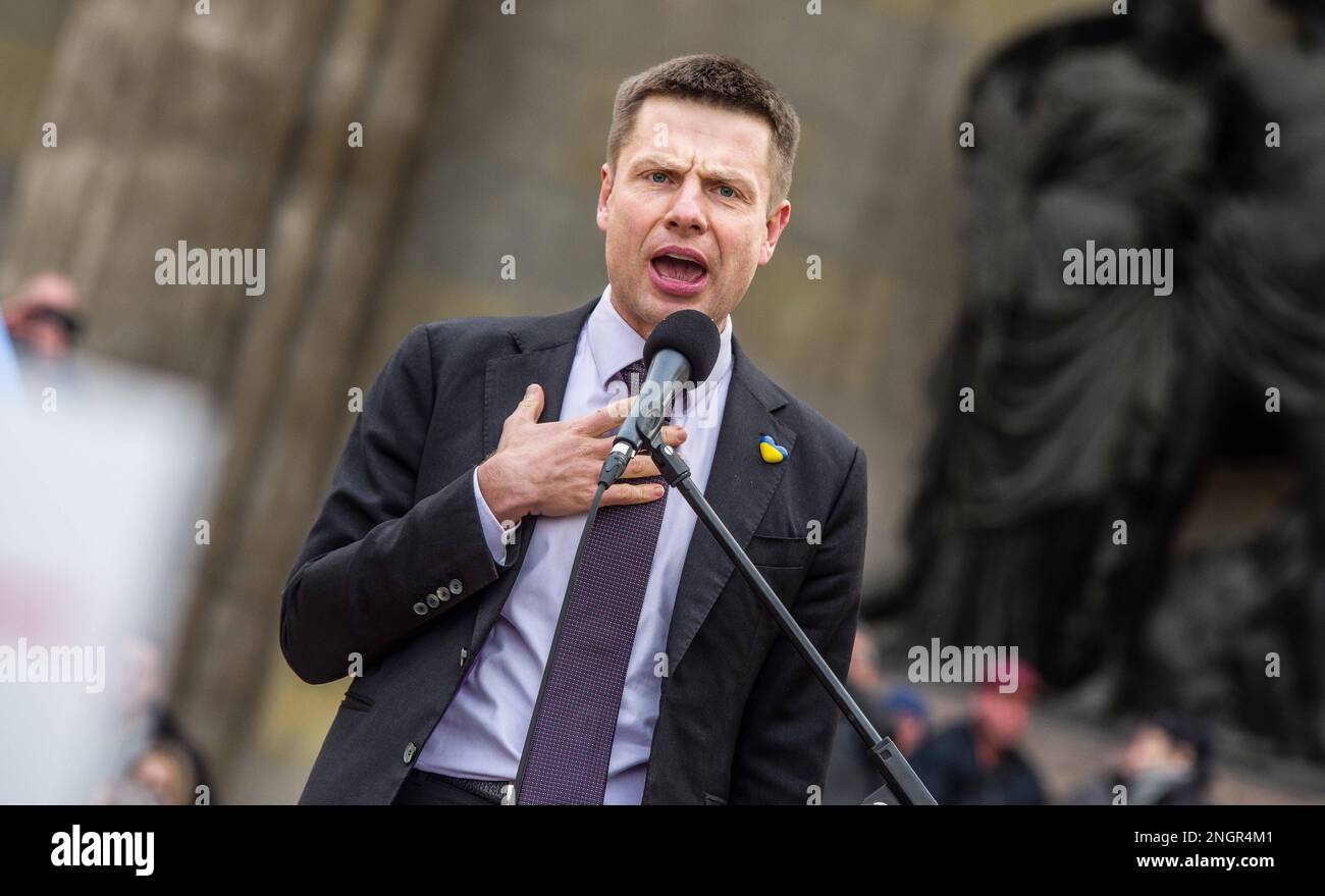 Munich, Bavaria, Germany. 18th Feb, 2023. OLEKSII GONCHARENKO, MP ...
