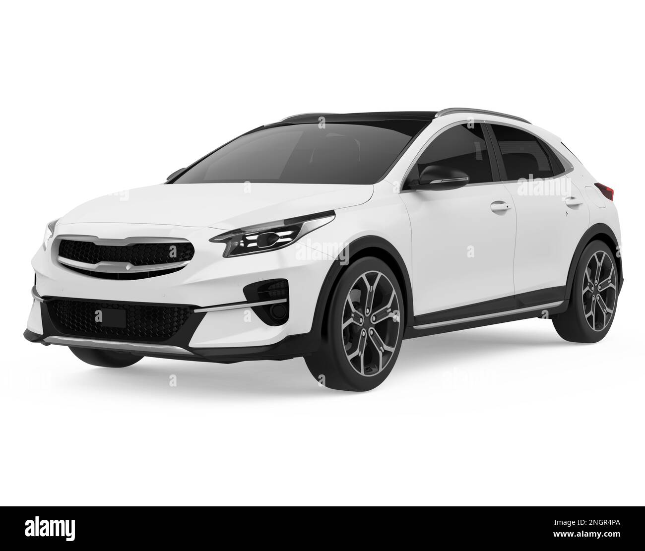 Car Hatchback Isolated Stock Photo - Alamy