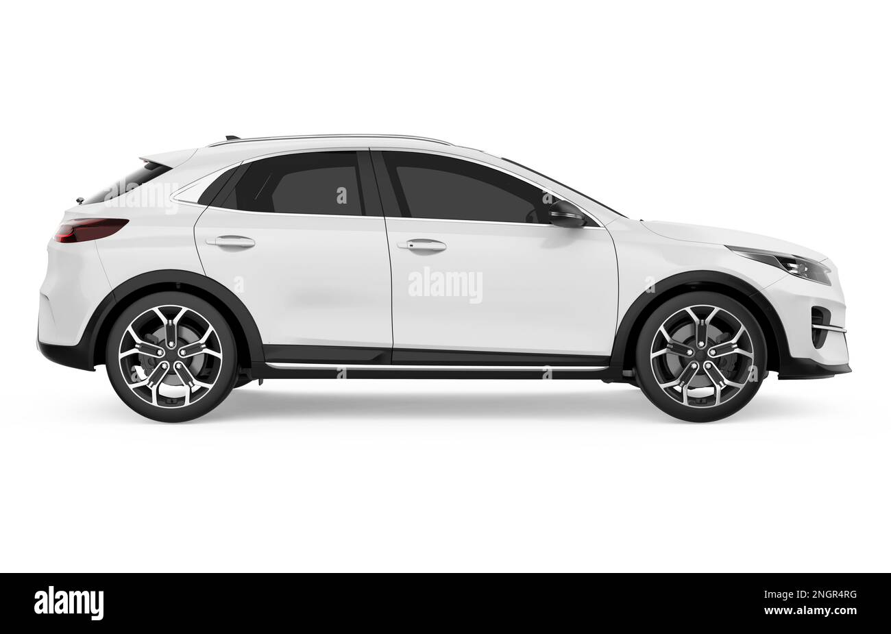 Car Hatchback Isolated Stock Photo - Alamy
