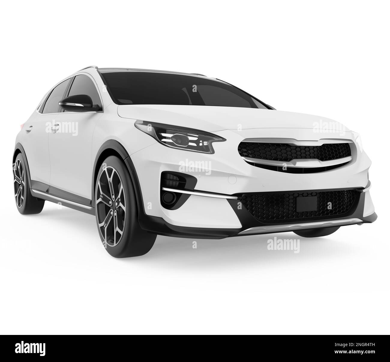Car Hatchback Isolated Stock Photo - Alamy