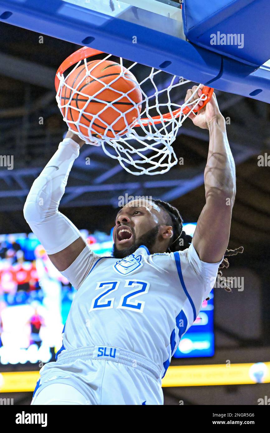 FEBRUARY 18, 2023: Saint Louis Billikens forward Terrence Hargrove Jr ...