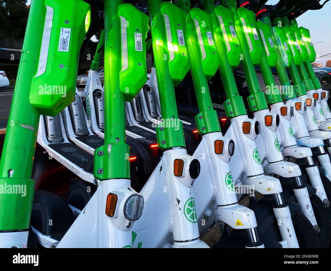 Electric motorized scooters hi-res stock photography and images - Alamy