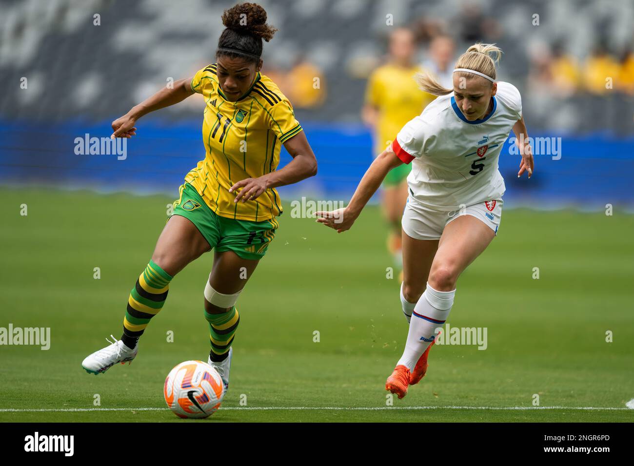 Sydney, Australia. 19th Feb, 2023. Kameron Simmonds of Jamaica and ...