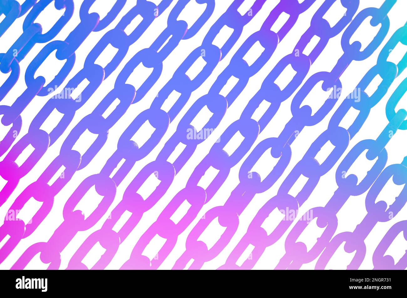 Neon circuits isolated on white. Background of chains on a withe ...