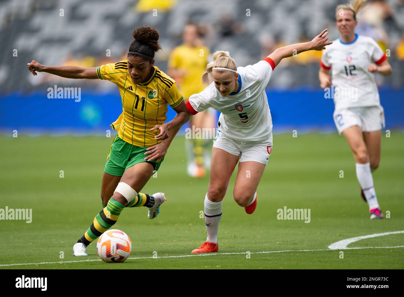 Sydney, Australia. 19th Feb, 2023. Kameron Simmonds of Jamaica and ...