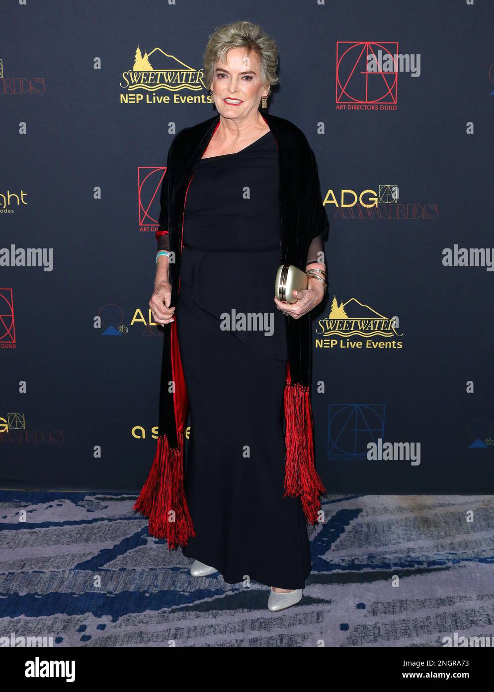 Lilly Kilvert arrives at The 27th Annual ADG Awards held at ...