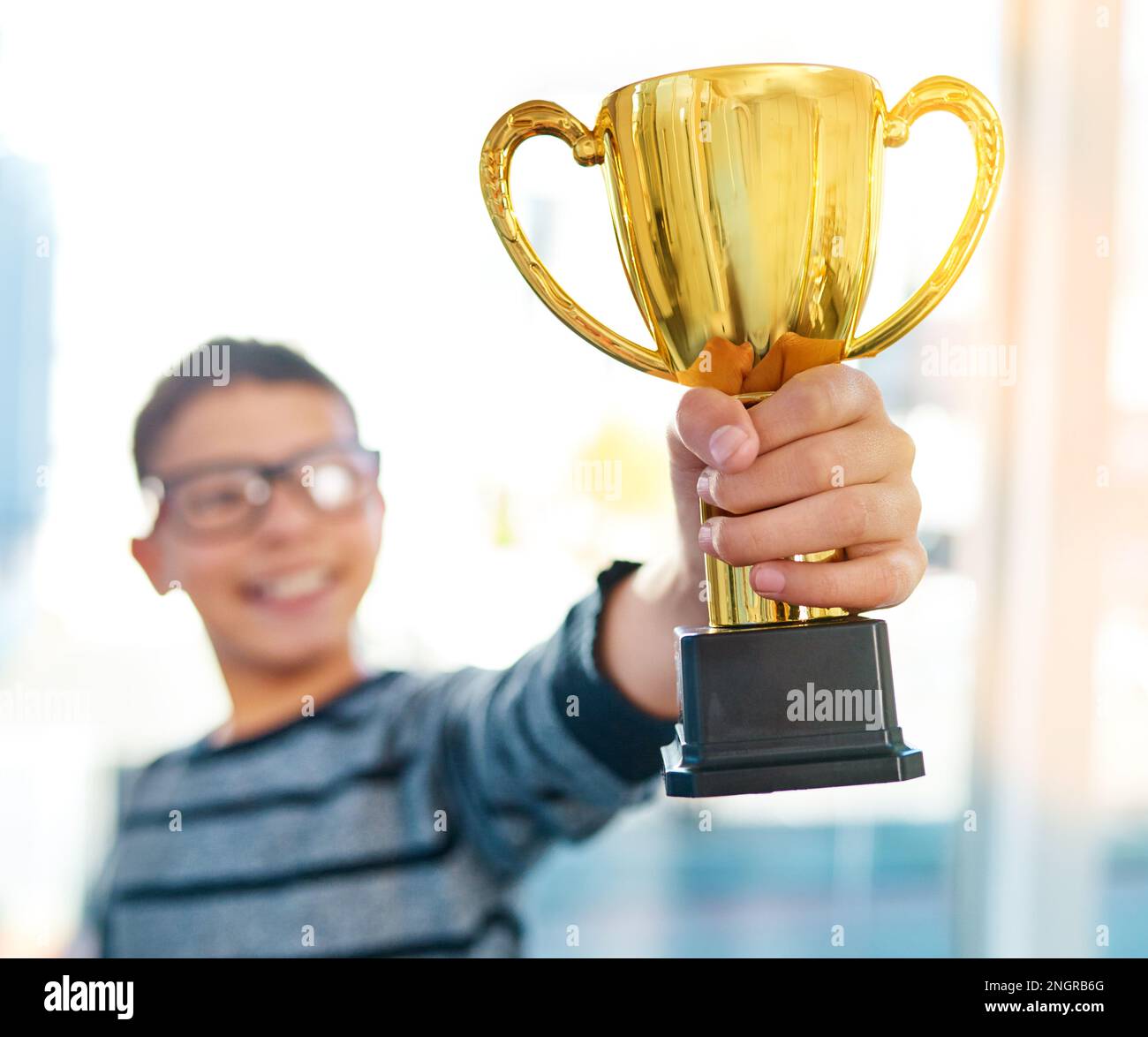 One of many more awards to come his way. an intelligent young boy ...
