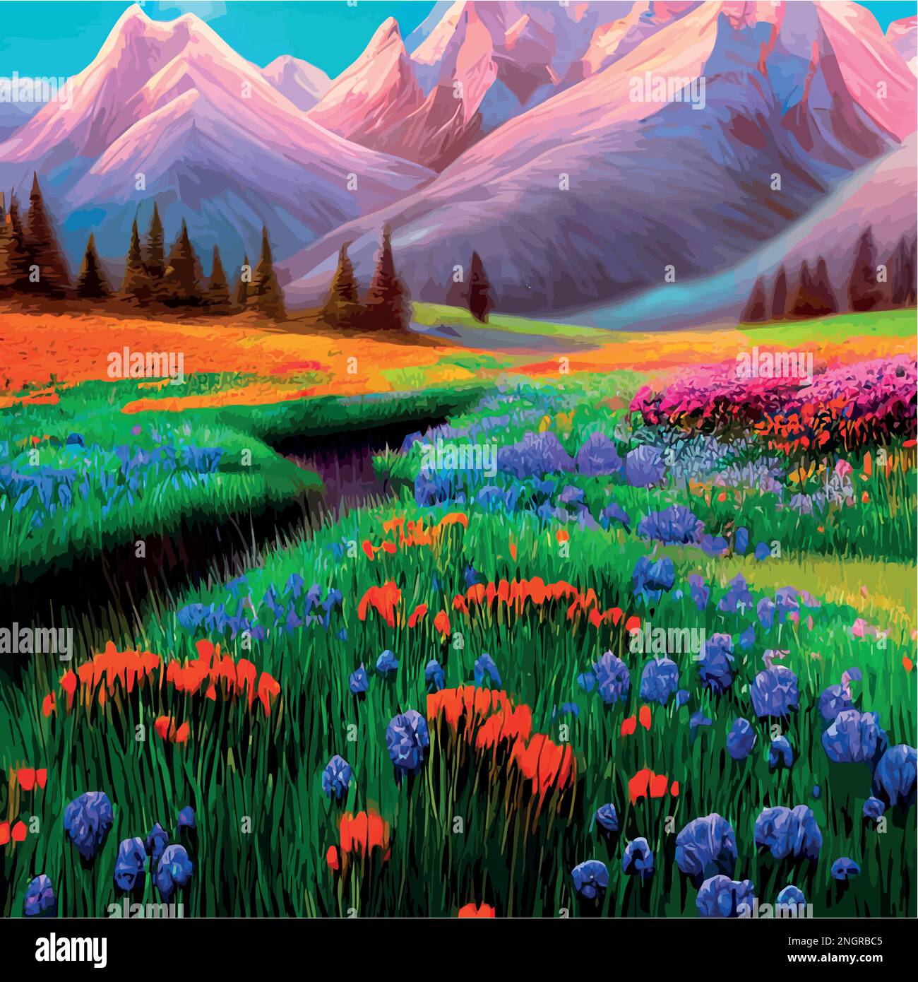 Ground slope Stock Vector Images - Alamy