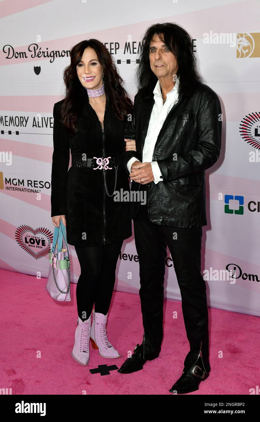 Las Vegas, NV, USA. 18th Feb, 2023. Sheryl Goddard and Alice Cooper at ...