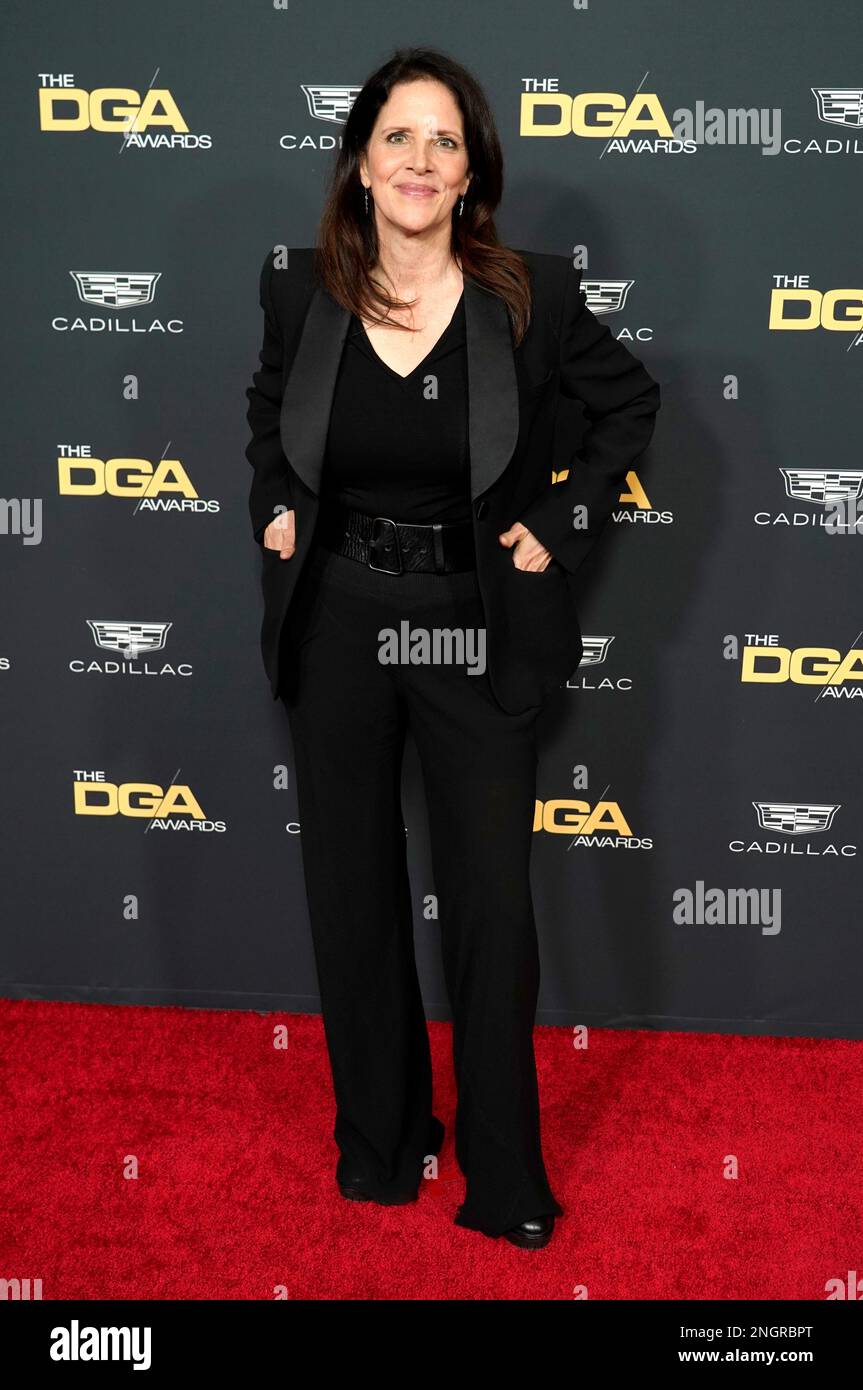 Laura Poitras arrives at the 75th annual Directors Guild of America ...