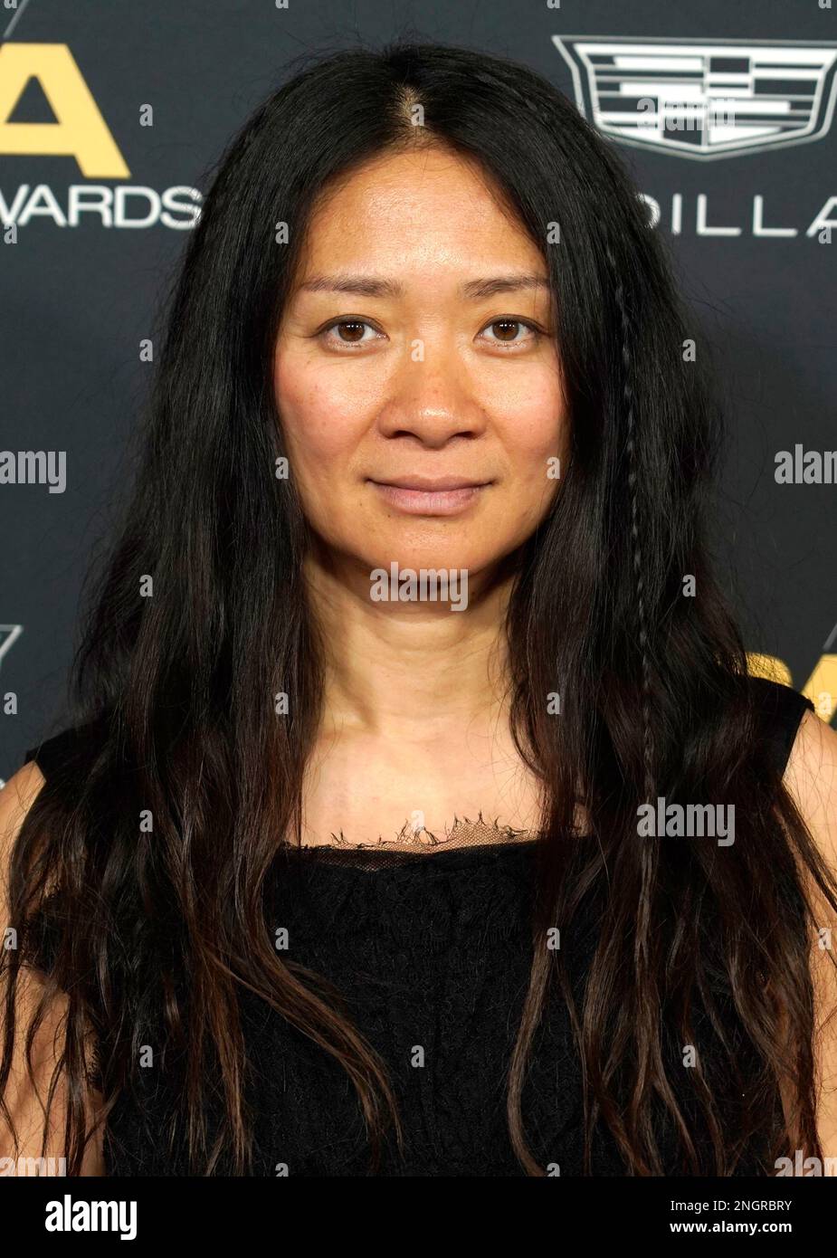 Chloe Zhao arrives at the 75th annual Directors Guild of America Awards ...