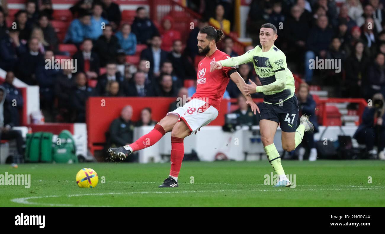 The City Ground, Nottingham, UK. 18th Feb, 2023. Premier League ...