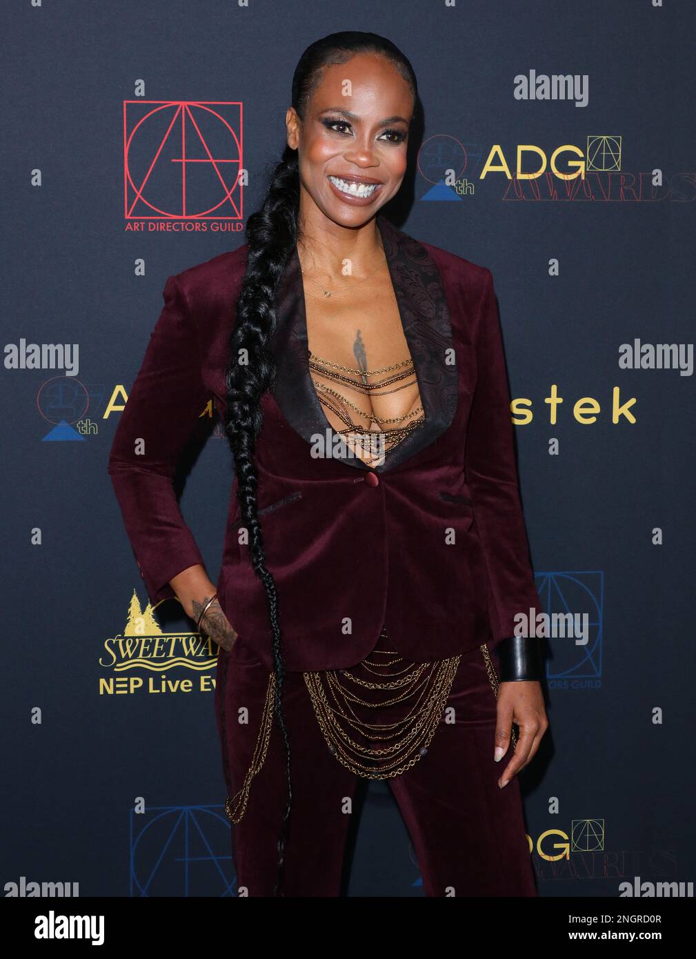 Hannah Beachler arrives at The 27th Annual ADG Awards held at ...