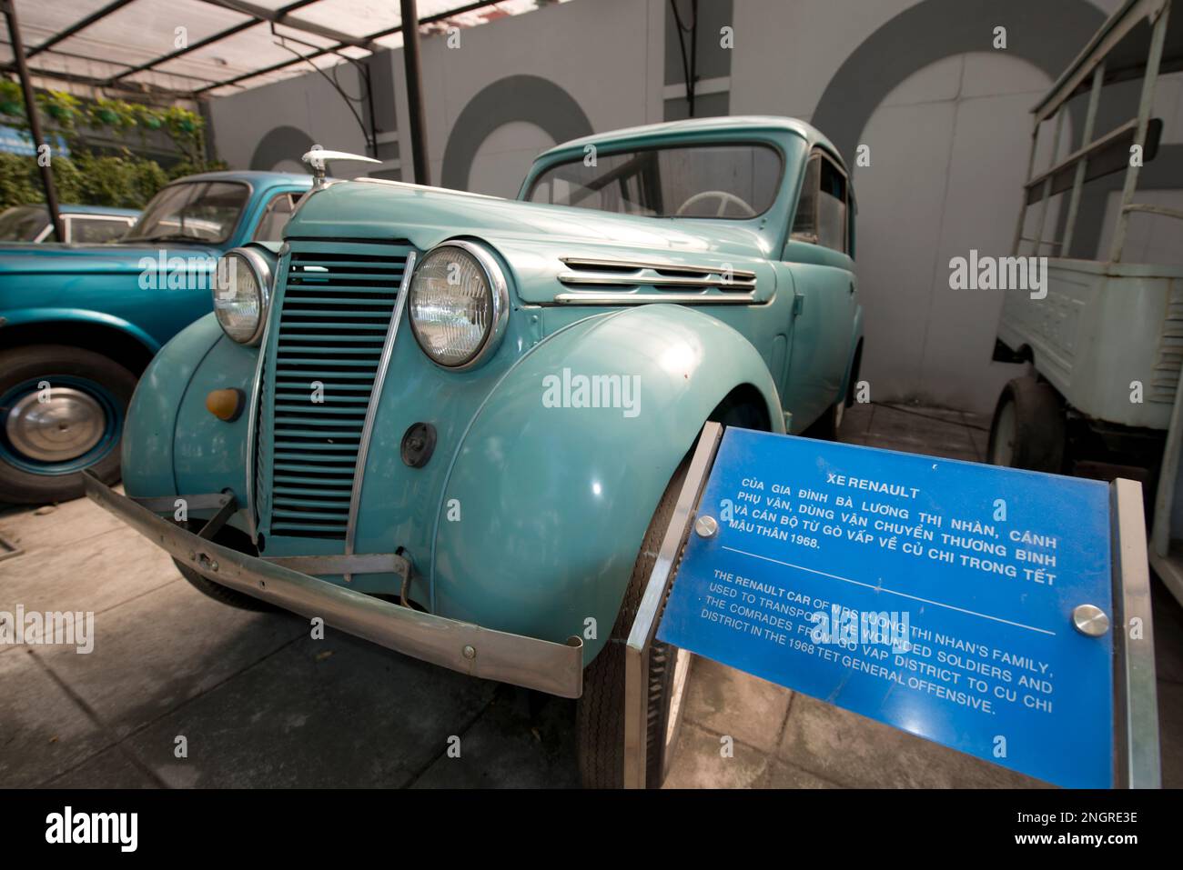 Renault car used during revolution, Museum of Ho Chi Minh City, HCMC ...