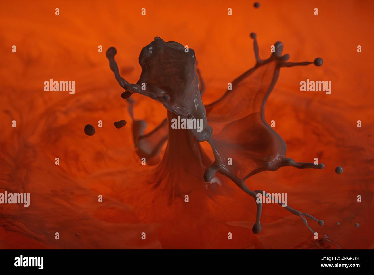 Macro photography water drops photographed with Pluto trigger Stock ...