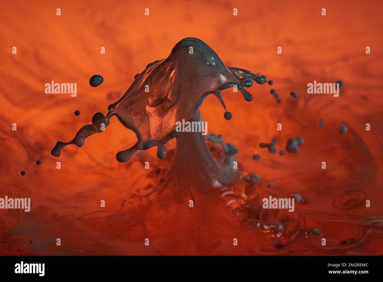 Macro photography water drops photographed with Pluto trigger Stock ...