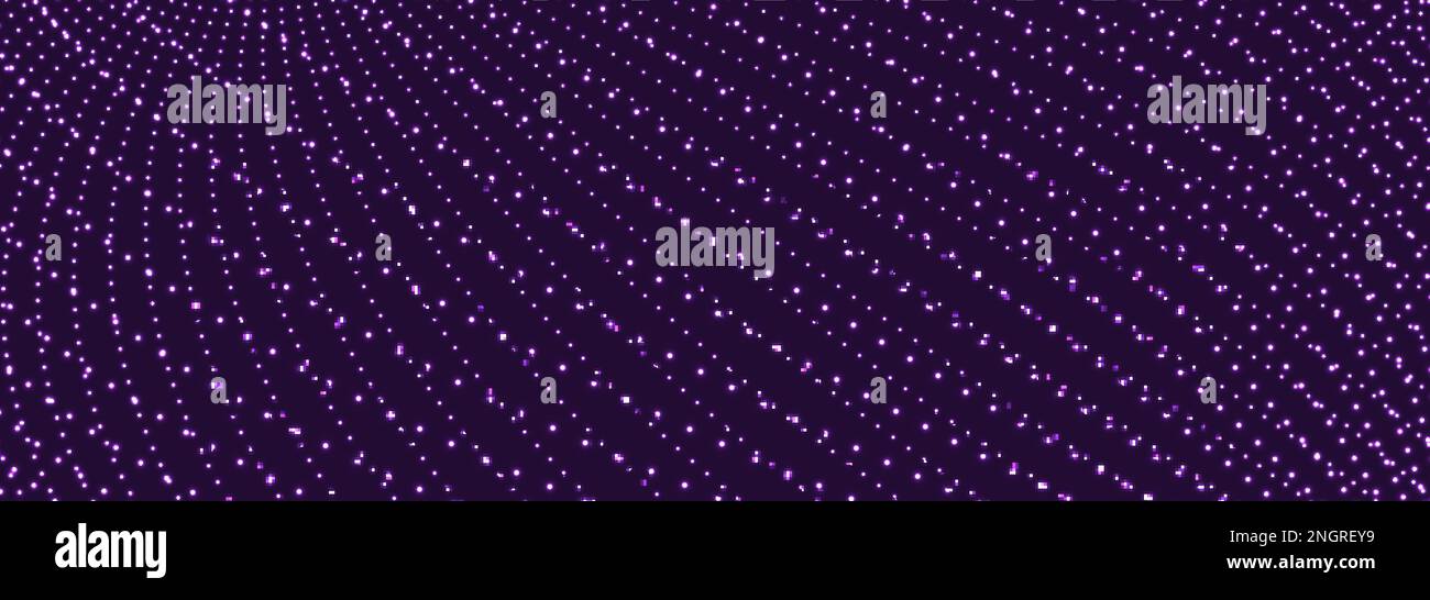 Abstract science or technology background. Graphic design. Network illustration with particle ...