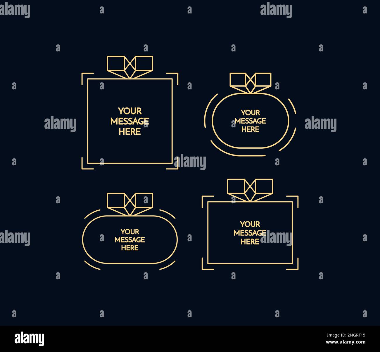 Decorative line art element. Design for marketing and business ...