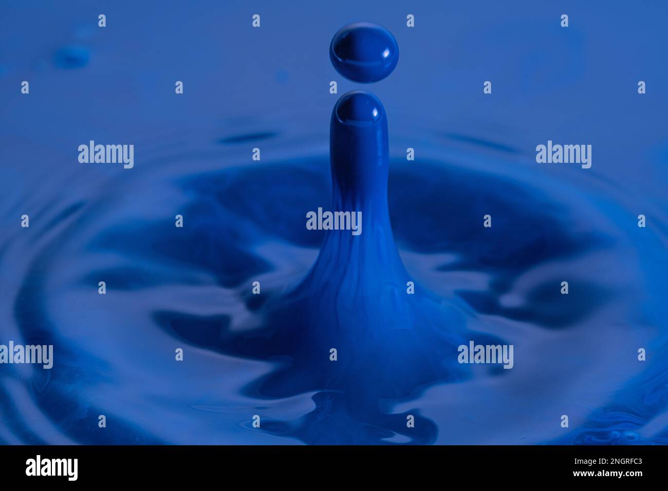 Macro photography water drops photographed with Pluto trigger Stock ...