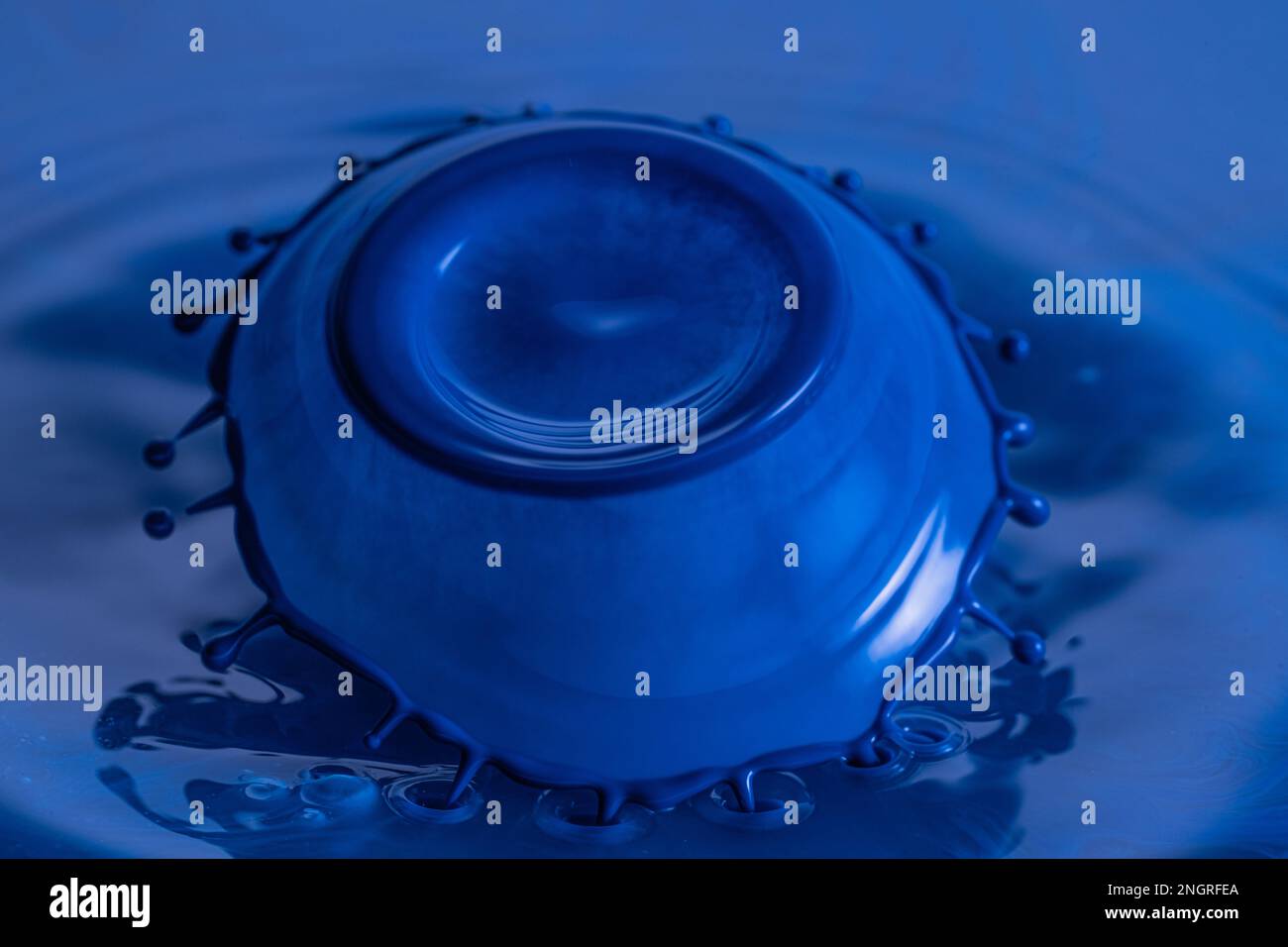 Macro photography water drops photographed with Pluto trigger Stock ...