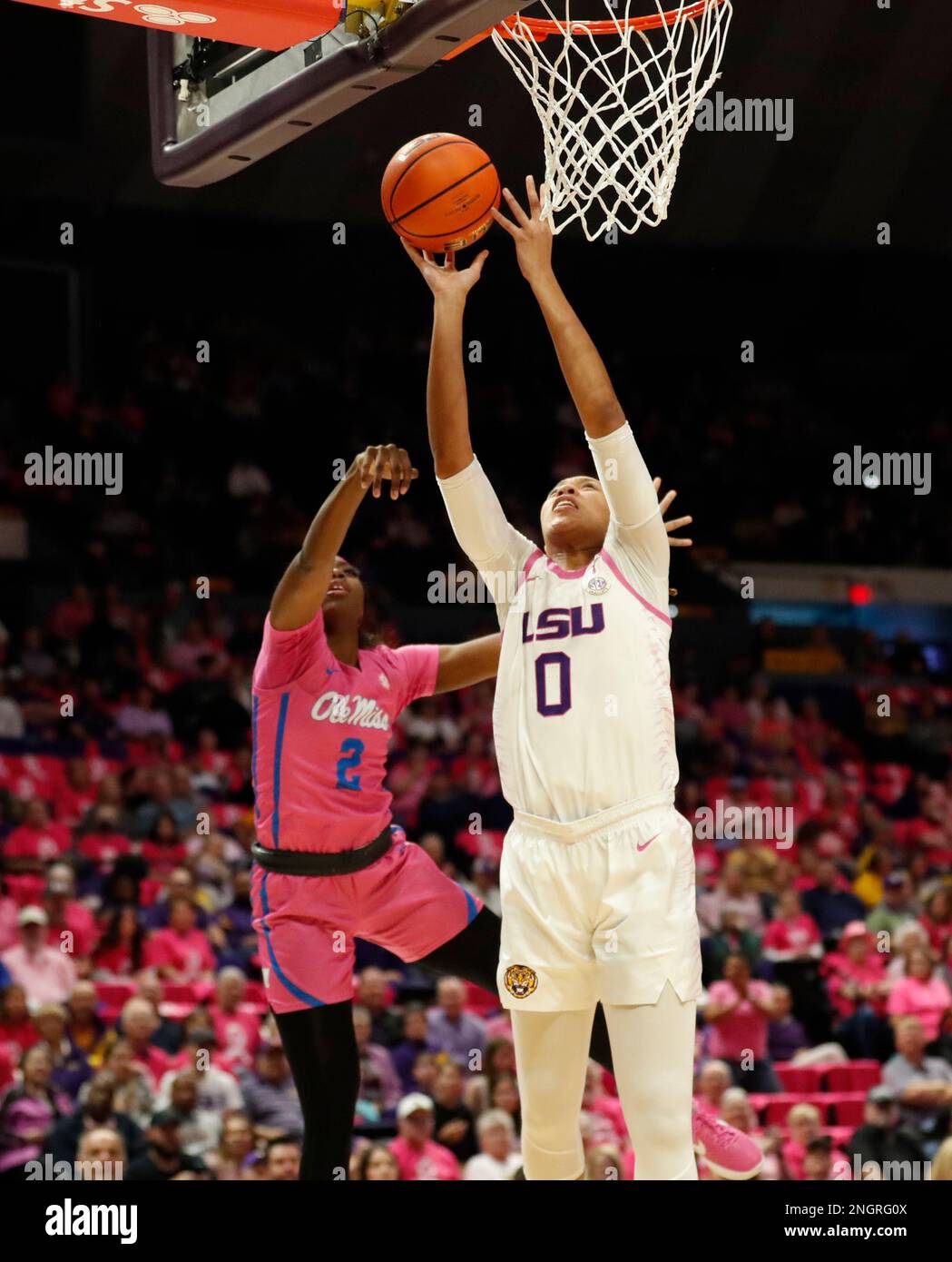Baton Rouge, USA. 16th Feb, 2023. LSU Lady Tigers forward LaDazhia ...