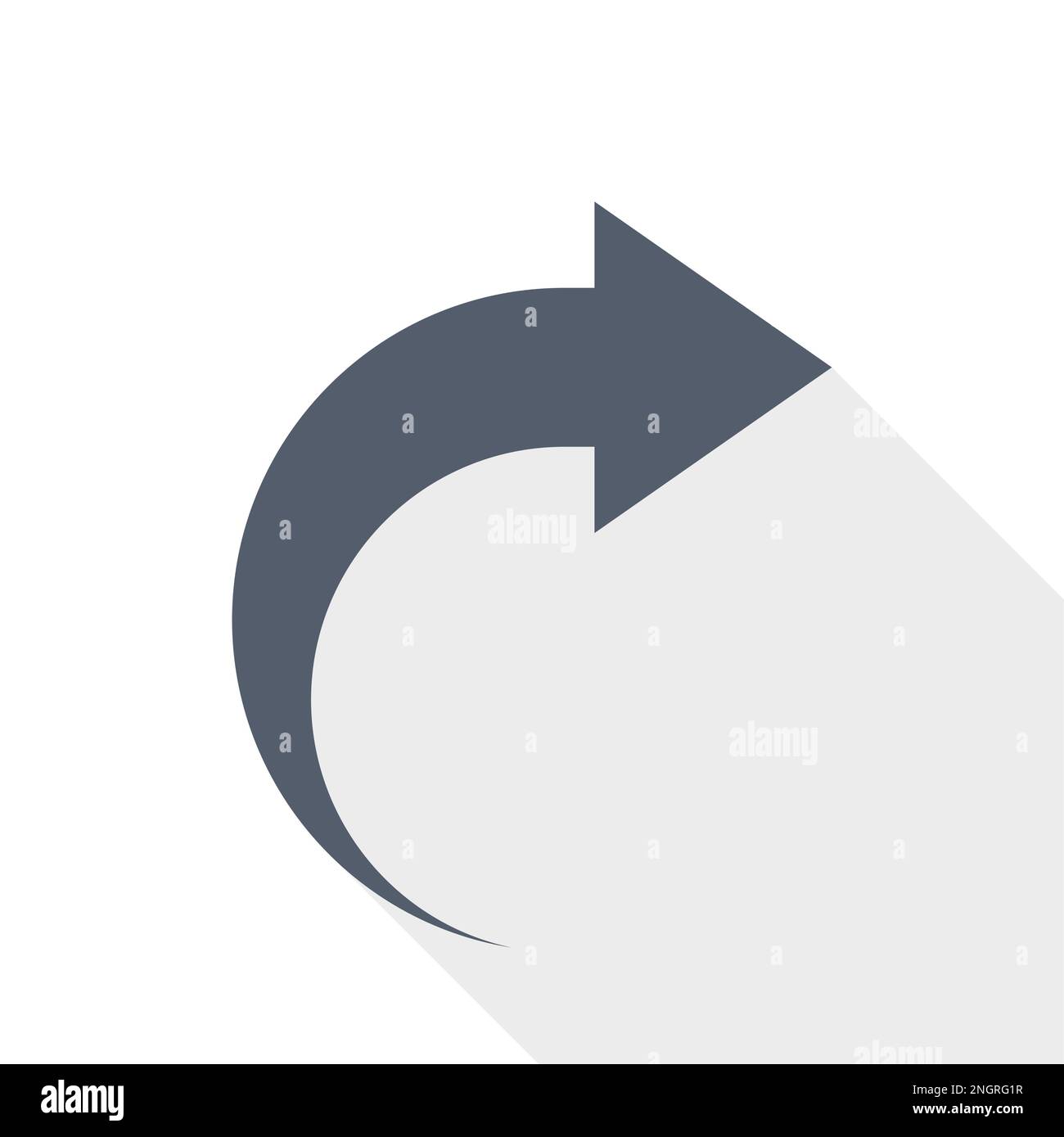 Right arrow vector icon, next concept flat design illustration Stock ...
