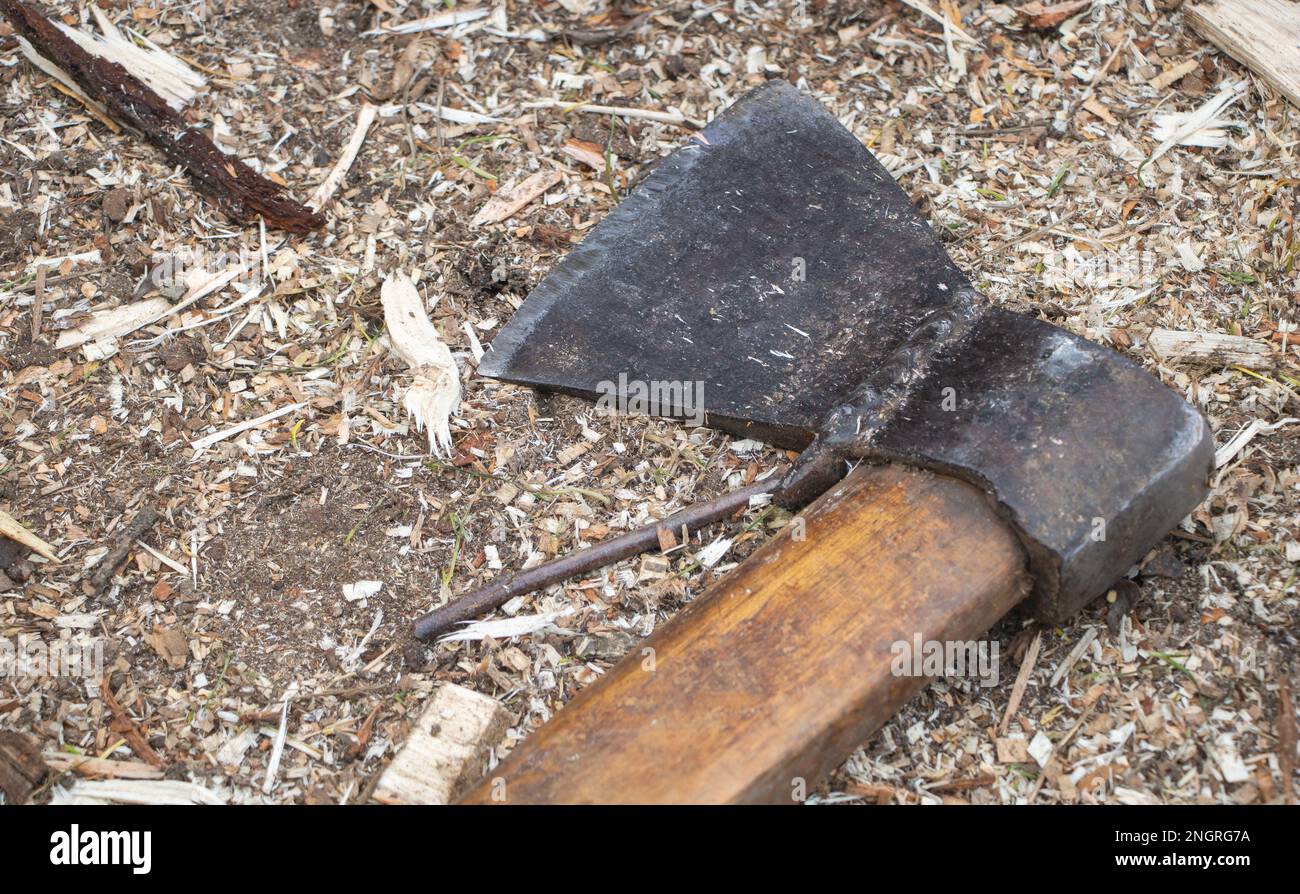 Sharp and Ready: An Ax for Any Job Stock Photo - Alamy