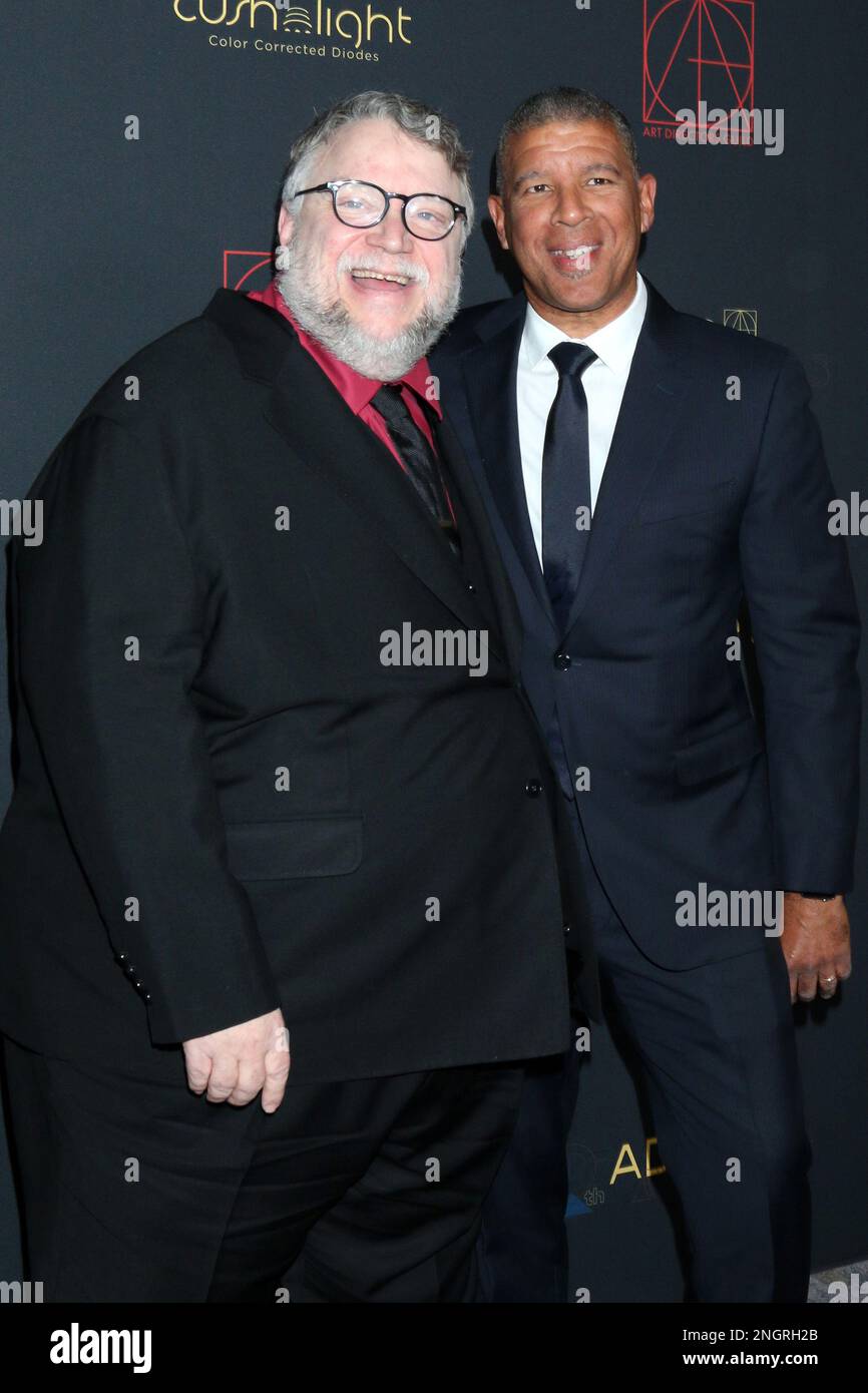 LOS ANGELES - FEB 18: Guillermo del Toro, Peter Ramsey at the 27th Art ...