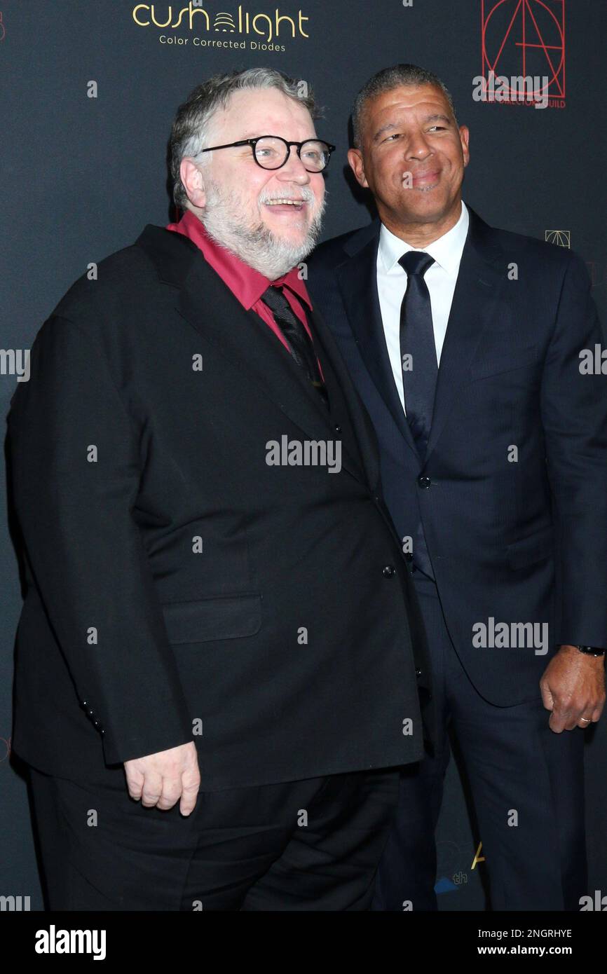 Los Angeles, CA. 18th Feb, 2023. Guillermo del Toro, Peter Ramsey at arrivals for 27th Annual ...